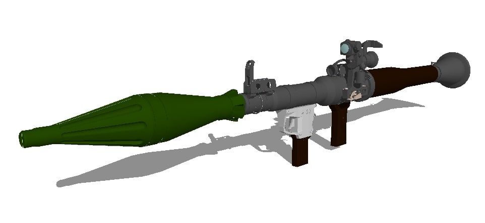 rocket launcher 3d model