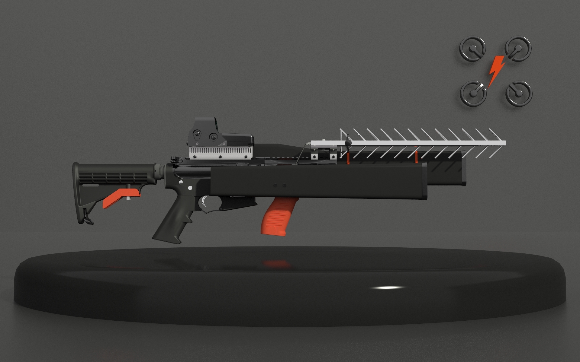 3d model killer drone