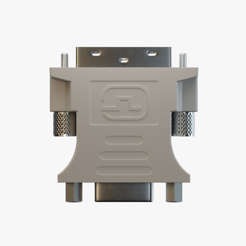 dvi-i dual link vga 3d model