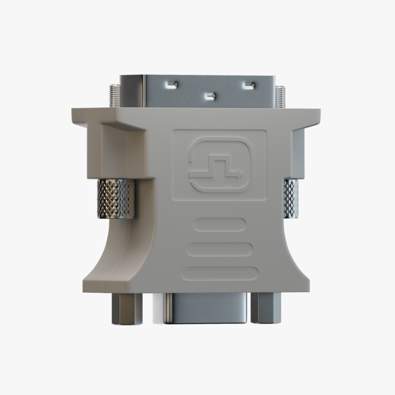 dvi-i dual link vga 3d model