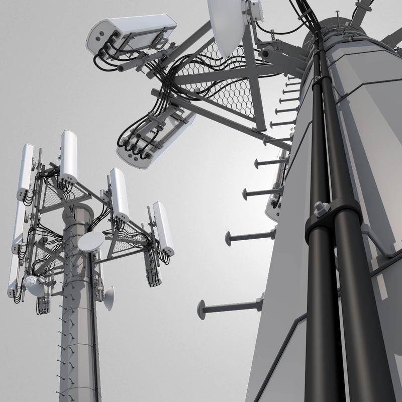 cell tower 3d model