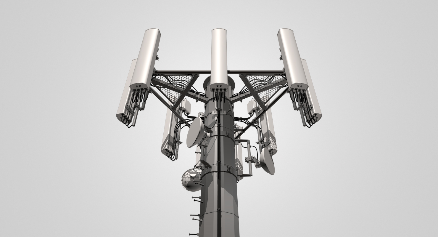 cell tower 3d model