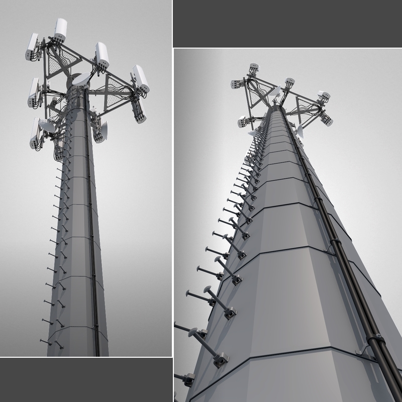 cell tower 3d model