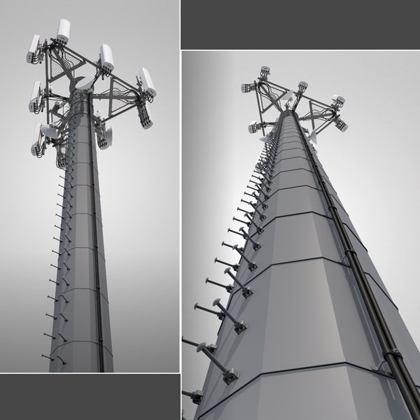 cell tower 3d model