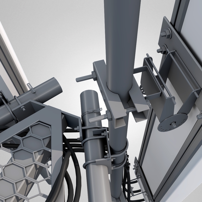 cell tower 3d model