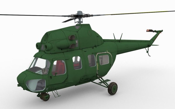 mil mi-2 3d obj