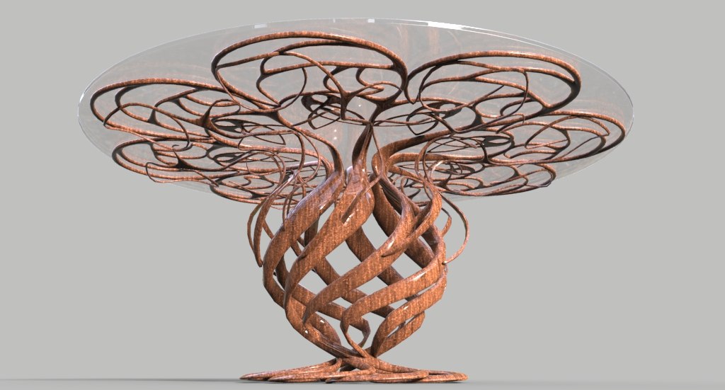 3d model bionic table