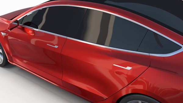 tesla 3 3d model