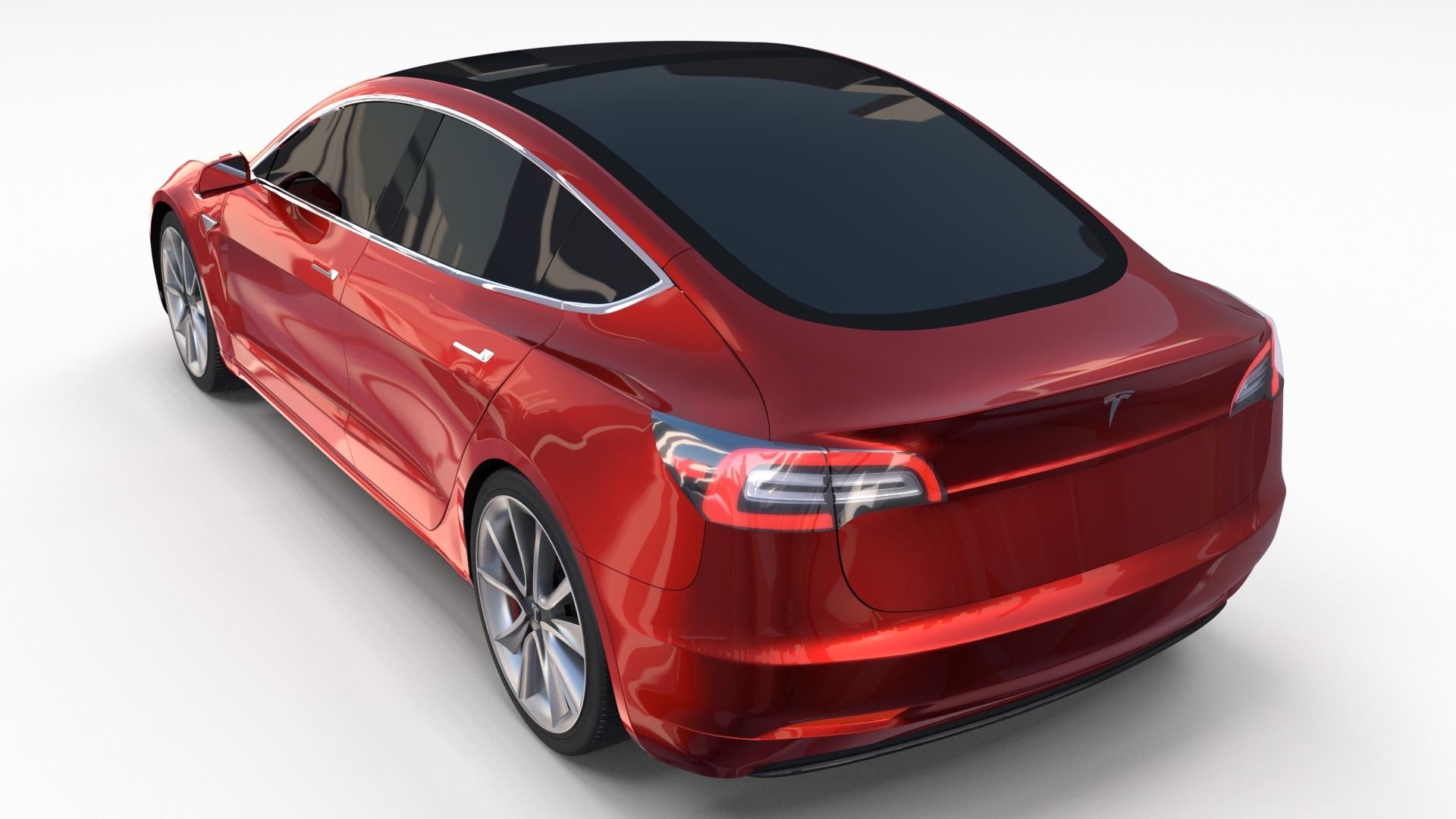 tesla 3 3d model