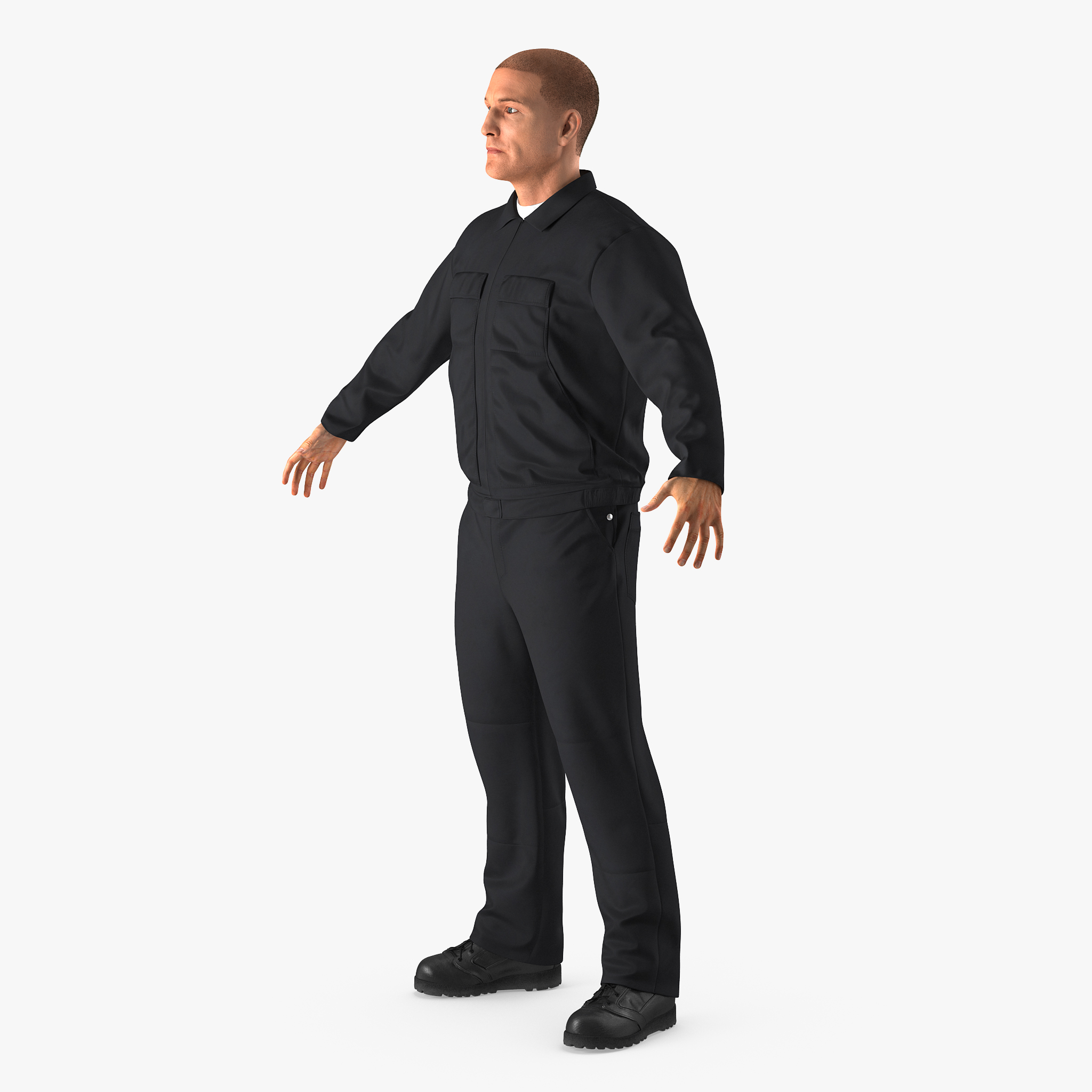 worker work 3d model