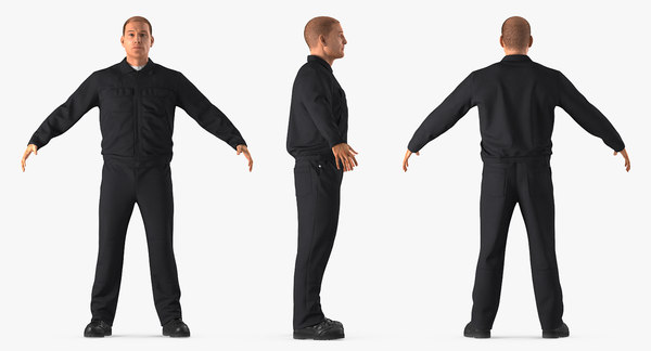 worker work 3d model