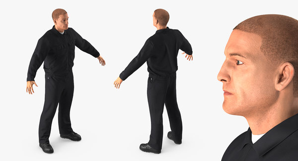 worker work 3d model