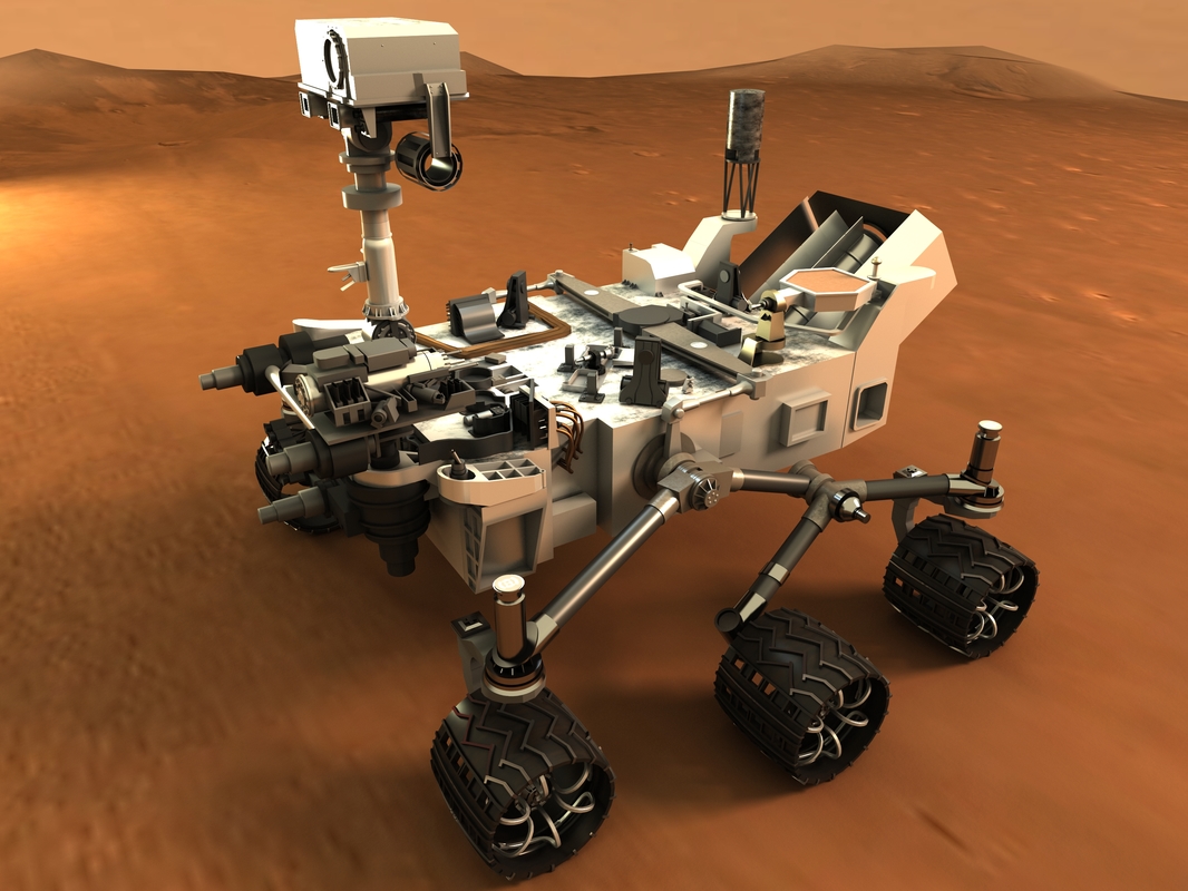curiosity mars rover fbx