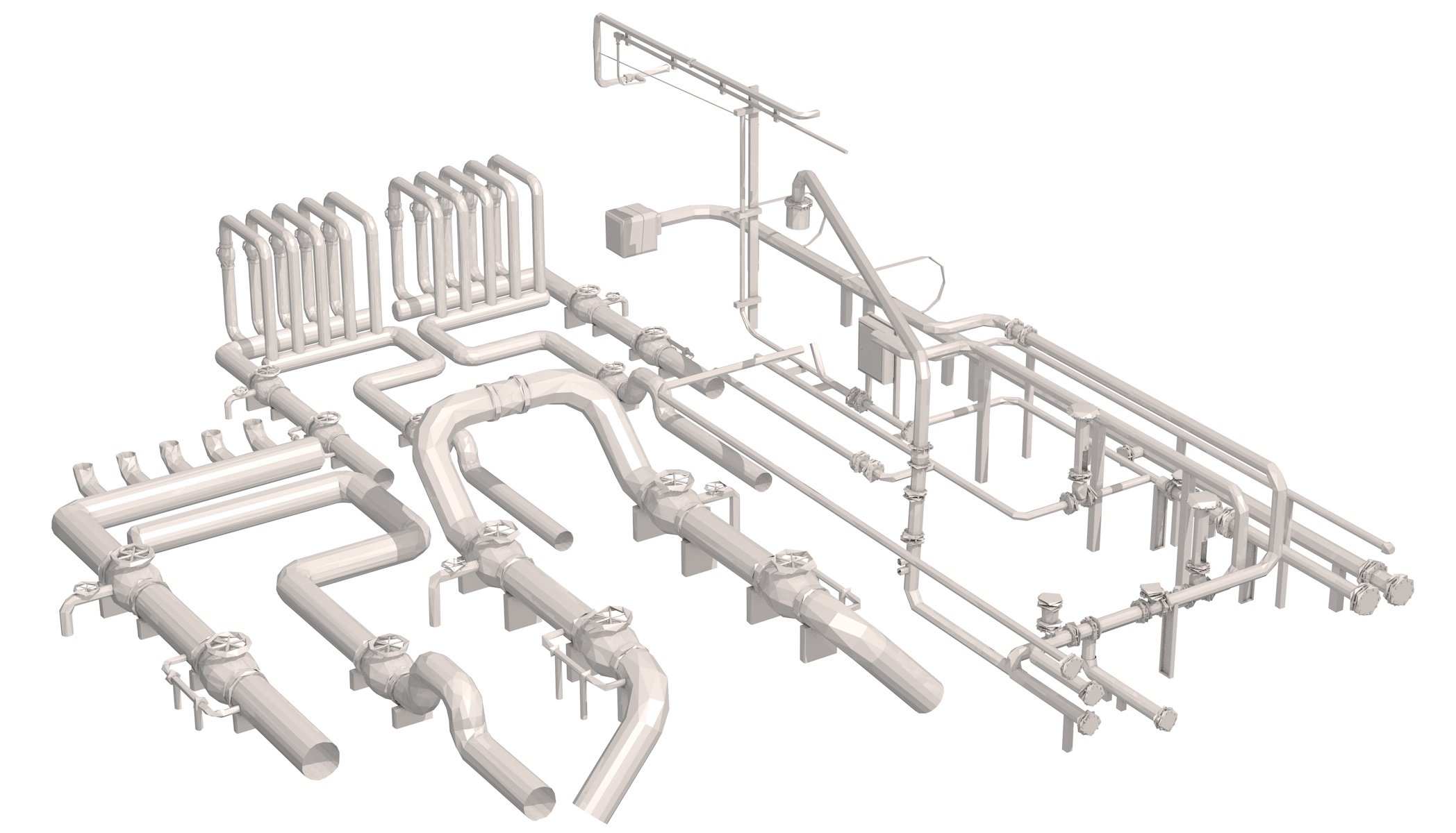 pipes 3d model