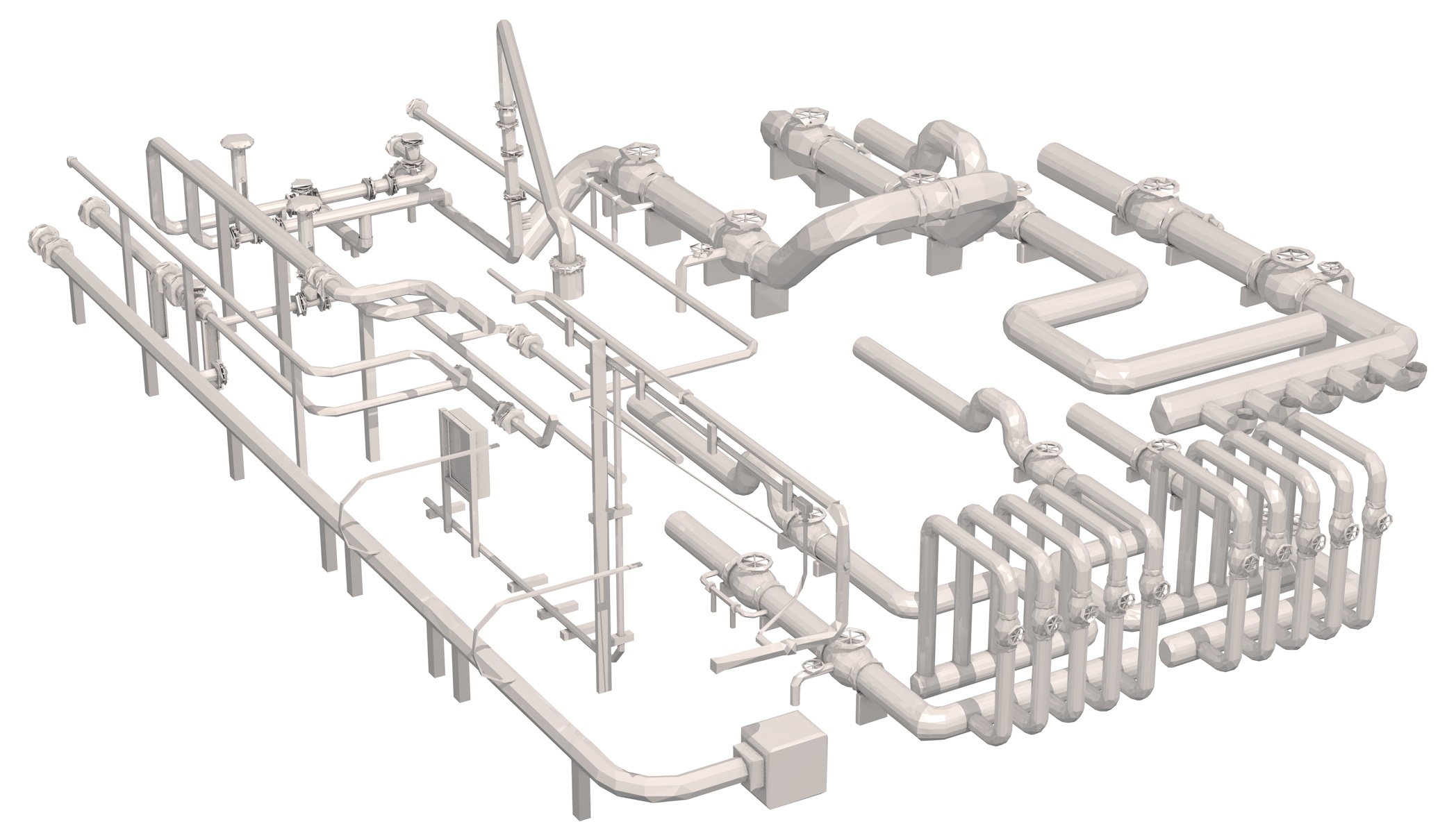 pipes 3d model