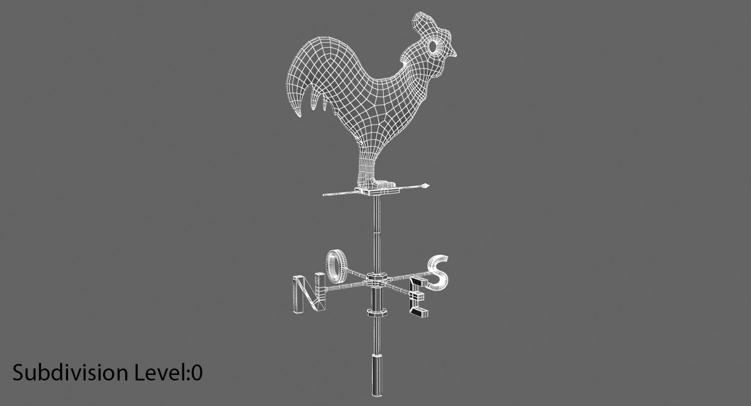 weathercock weather 3d max