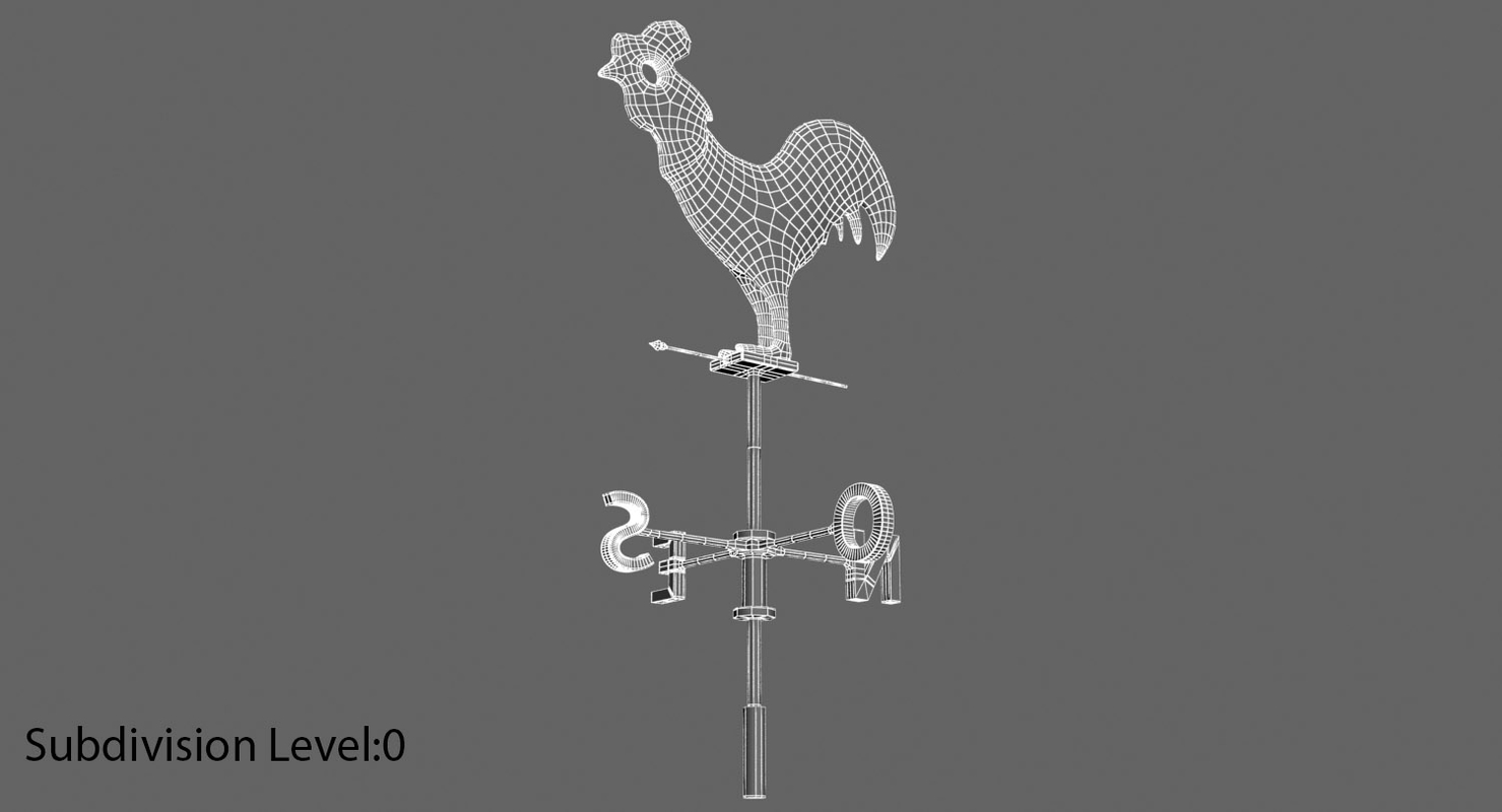 weathercock weather 3d max