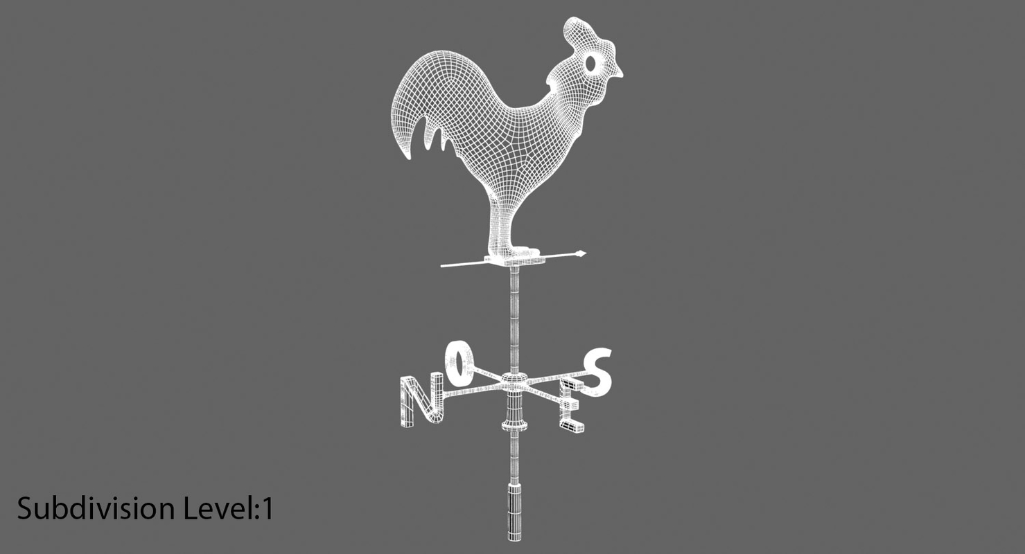 weathercock weather 3d max