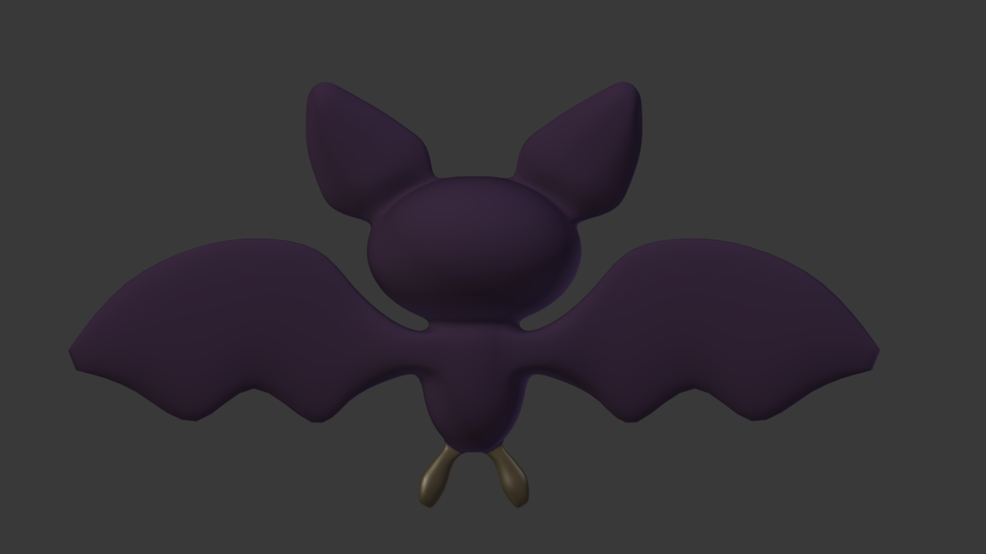3d cartoon bat