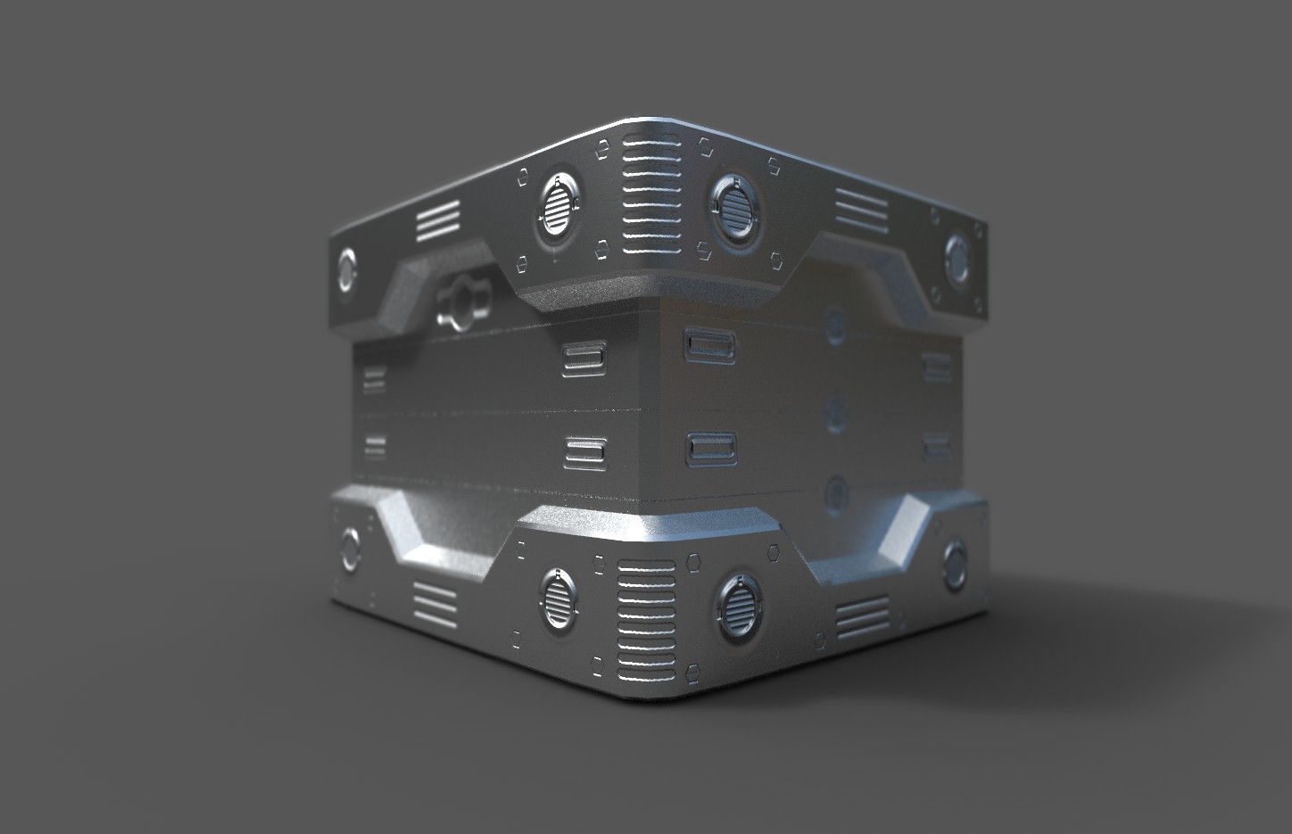 free sci fi power supply 3d model