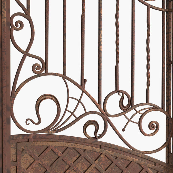 gate patterns 3d model