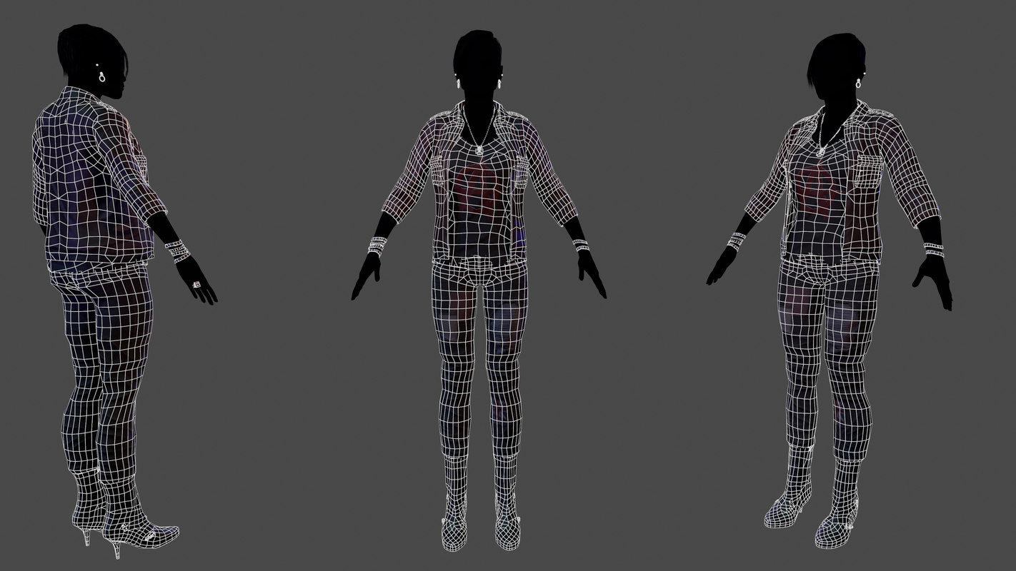 3d female outfit 1