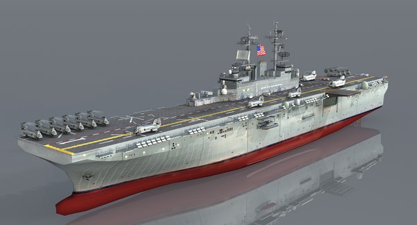 uss wasp lhd 3d max