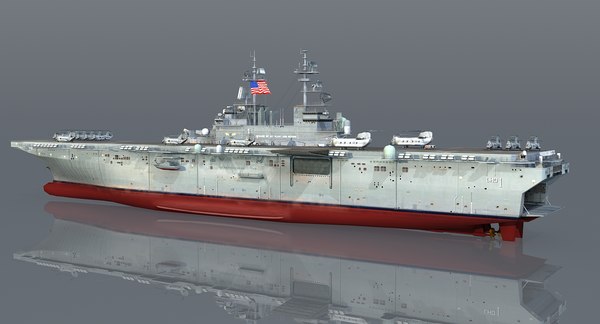 uss wasp lhd 3d max
