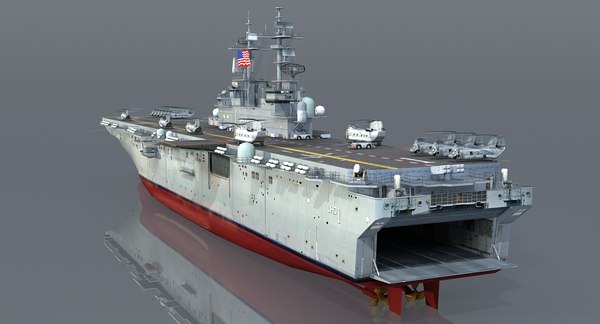 uss wasp lhd 3d max