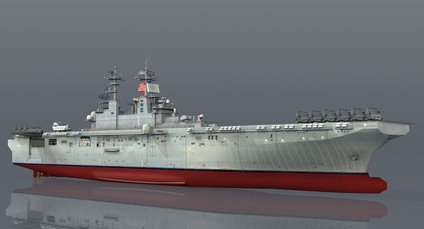uss wasp lhd 3d max