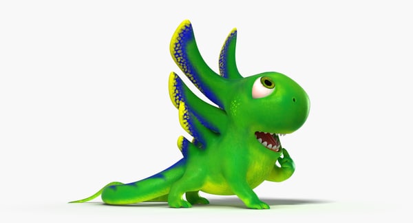 lizard character rig max