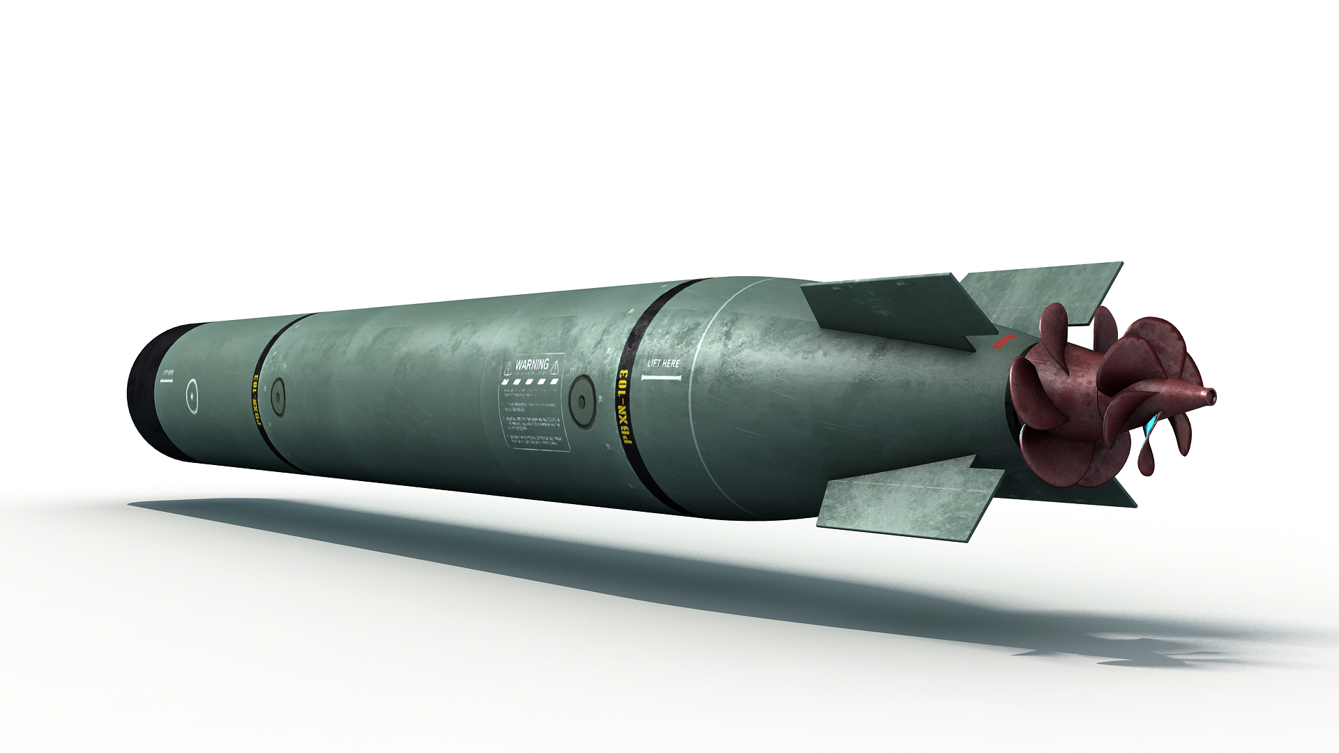 Torpedo Mark 46 Modelo 3D - TurboSquid 1141503