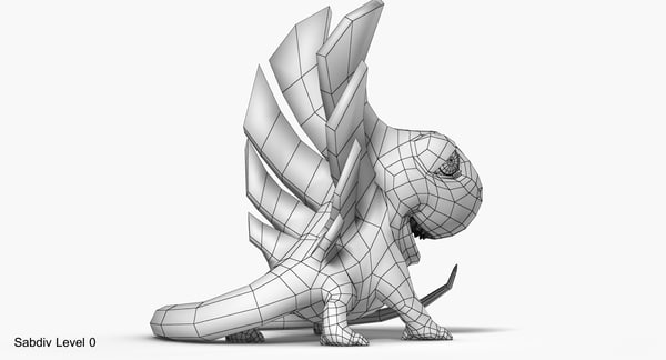 lizard character rig max