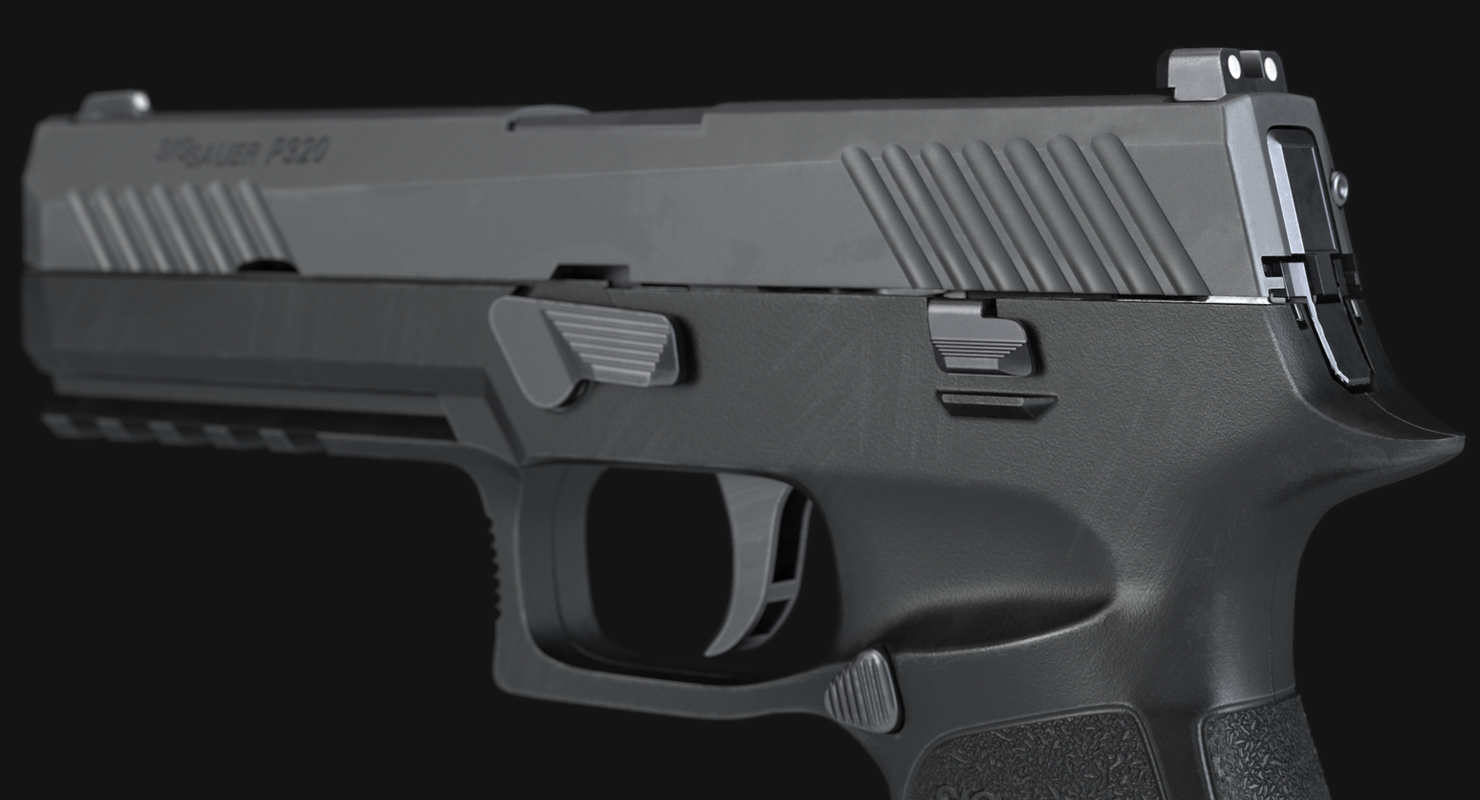 3d sig sauer p320 pistol