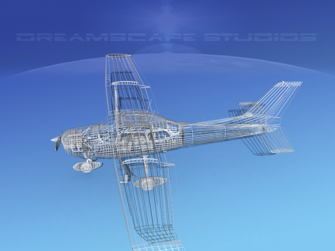 cessna 172 stol skyhawk dxf