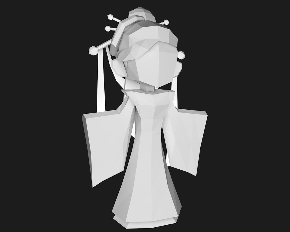 3d papercraft character