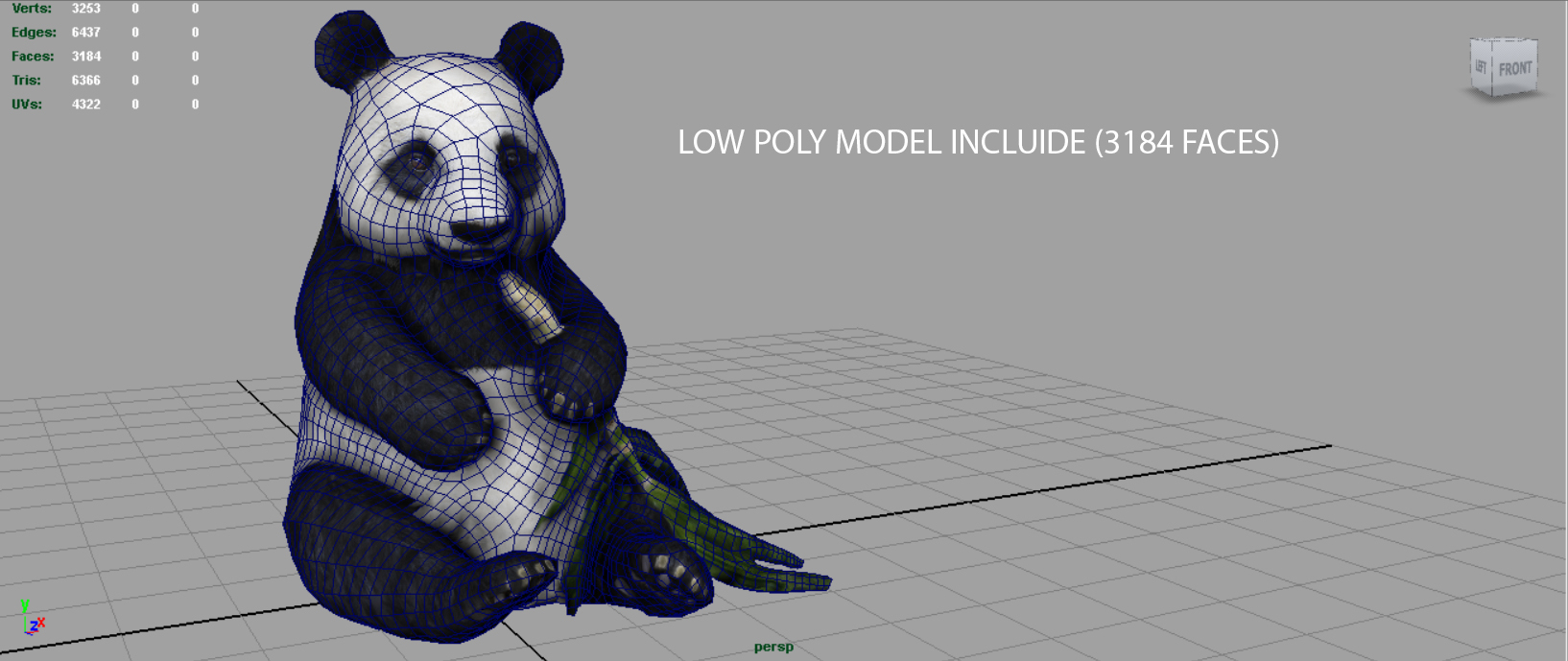 panda 3d model