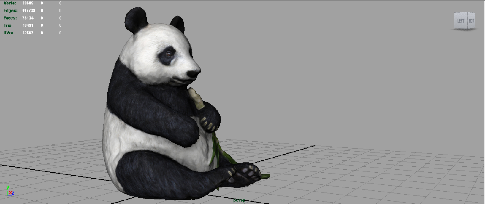 panda 3d model