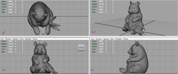 panda 3d model