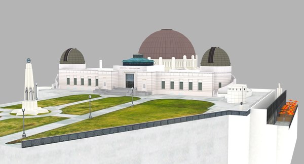 3d griffith observatory model