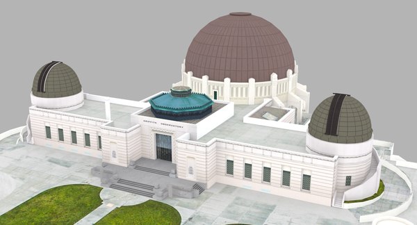 3d griffith observatory model