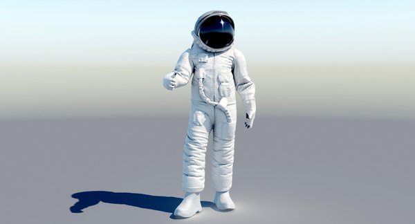 astronaut pbr 3d model