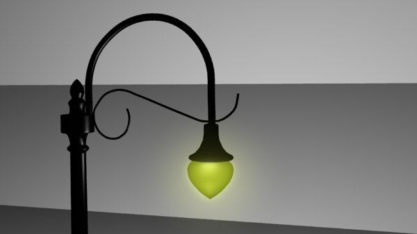 Texture lamp post street