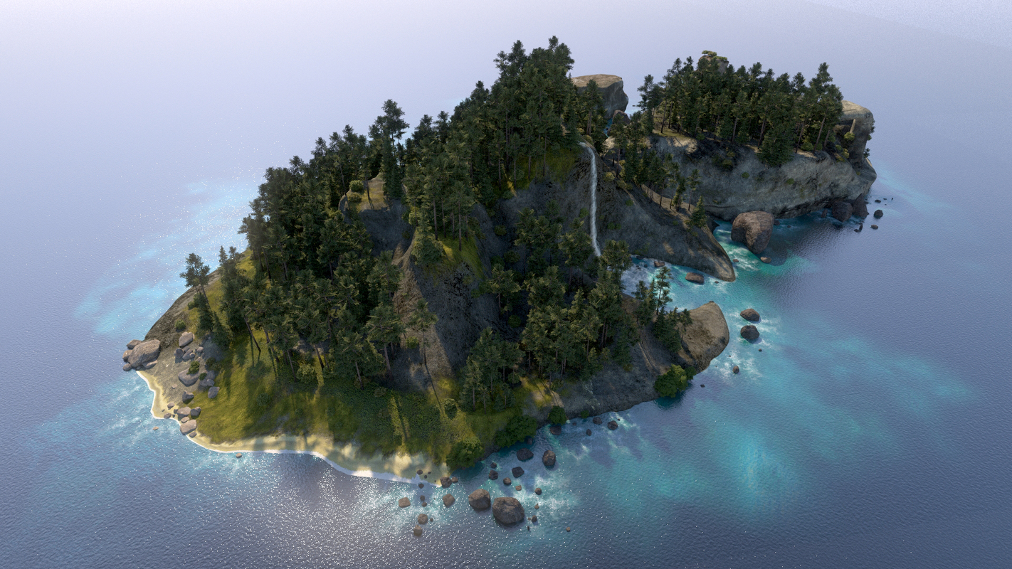 3D archipelago islands | 1143902 | TurboSquid