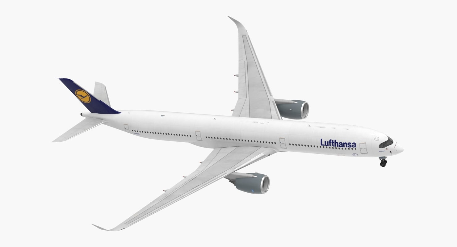 3D airbus a350-1000 lufthansa | 1144409 | TurboSquid