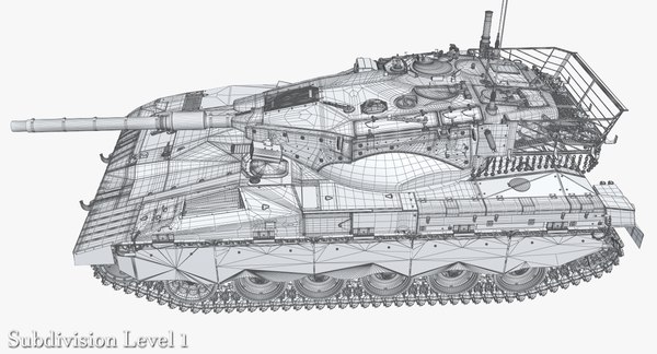 3D battle tank merkava mark | 1144272 | TurboSquid