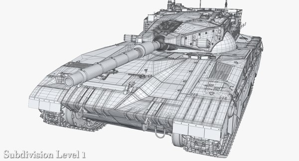3D battle tank merkava mark | 1144272 | TurboSquid