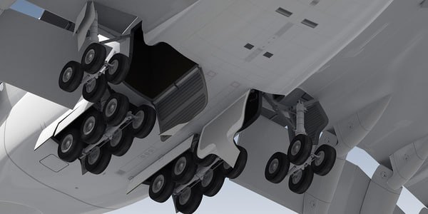 3d model airbus a380 plane