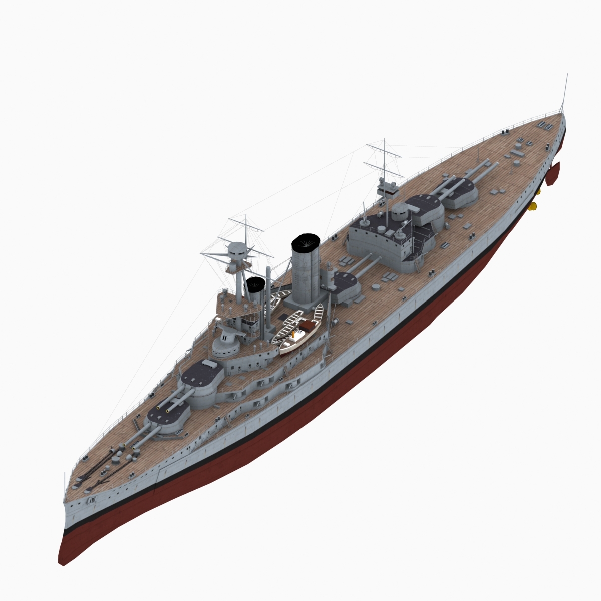 3D hms canada battleship royal navy model | 1146671 | TurboSquid