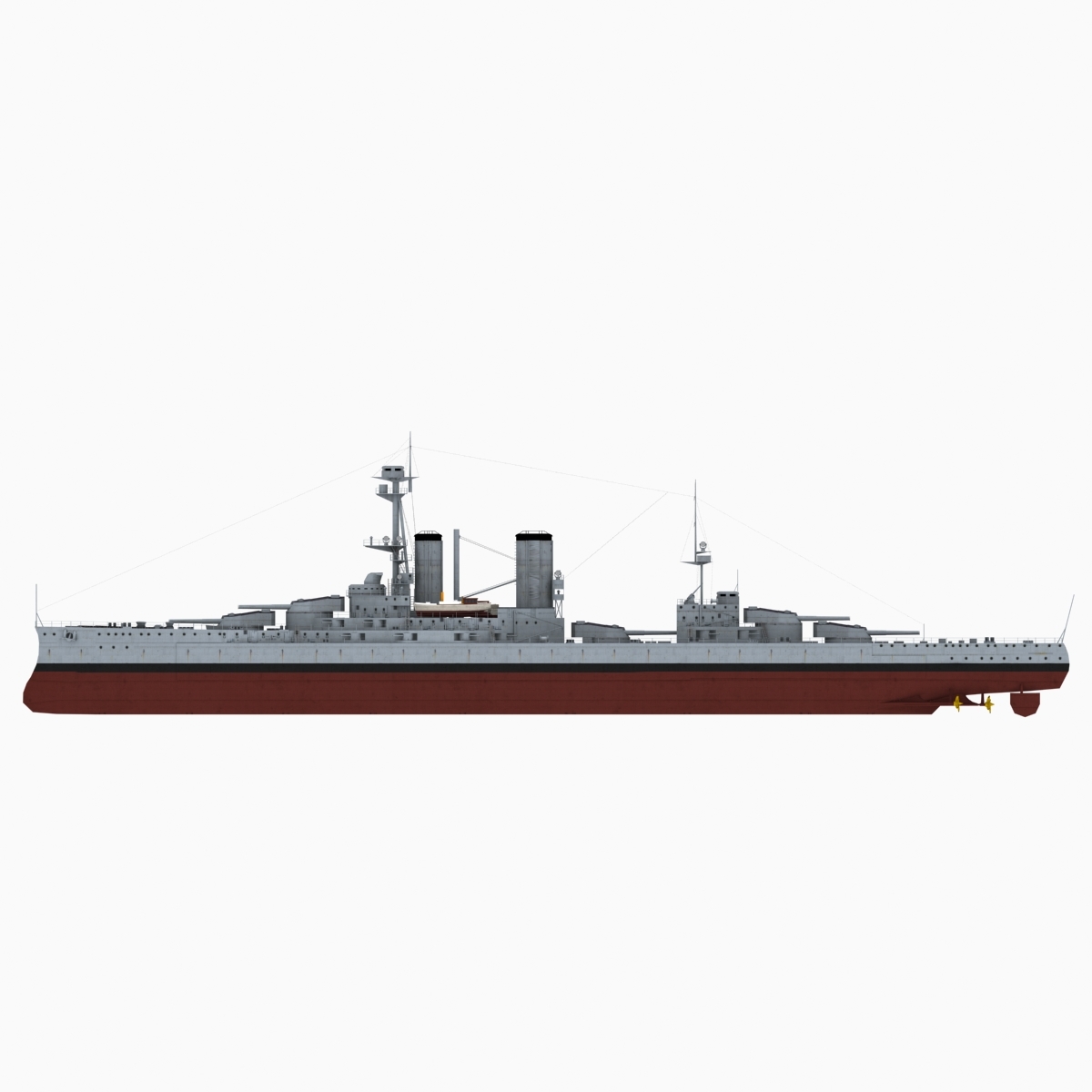 3D hms canada battleship royal navy model | 1146671 | TurboSquid